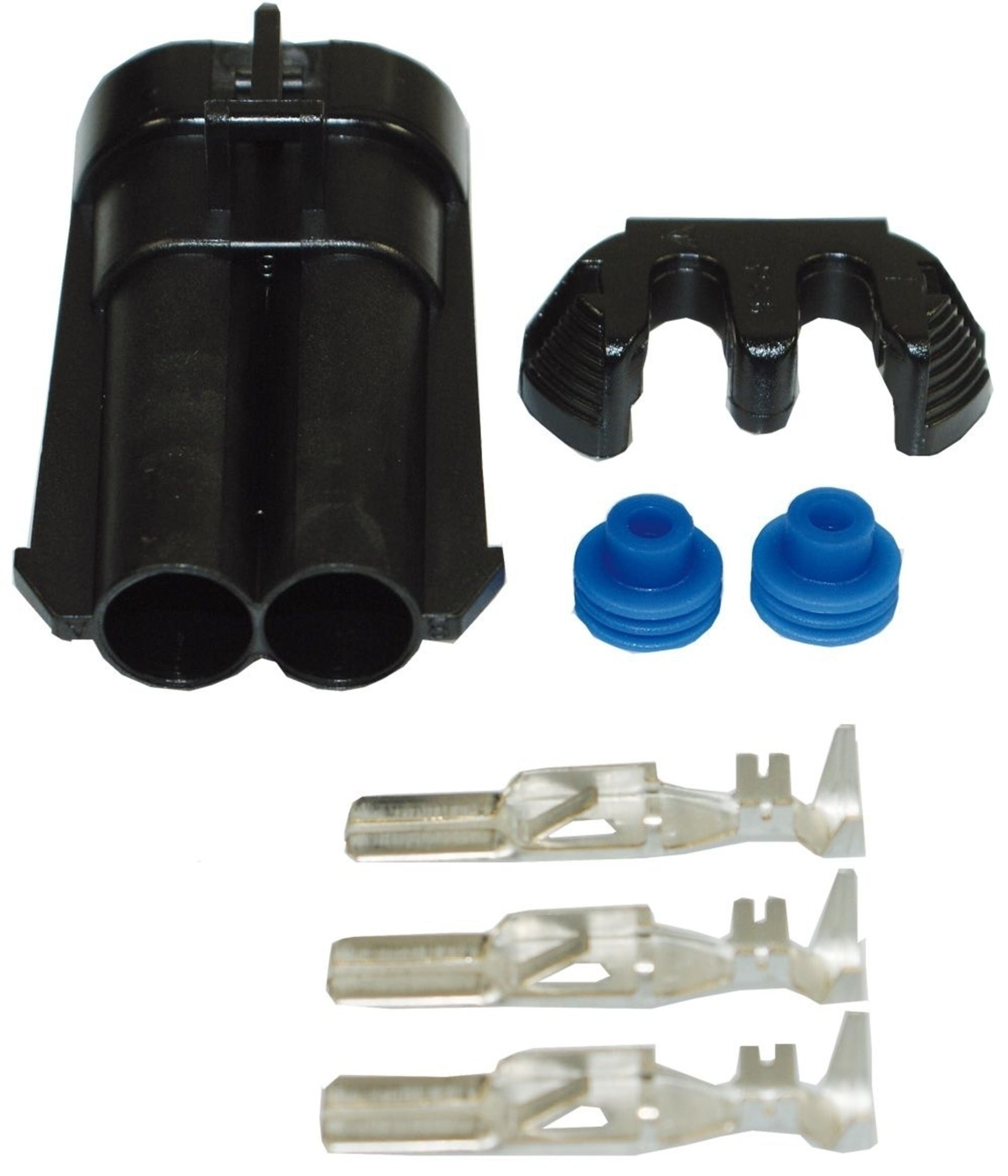 Stecker-Set Metri-Pack 630, 2polig, 4mm2 | CS240101