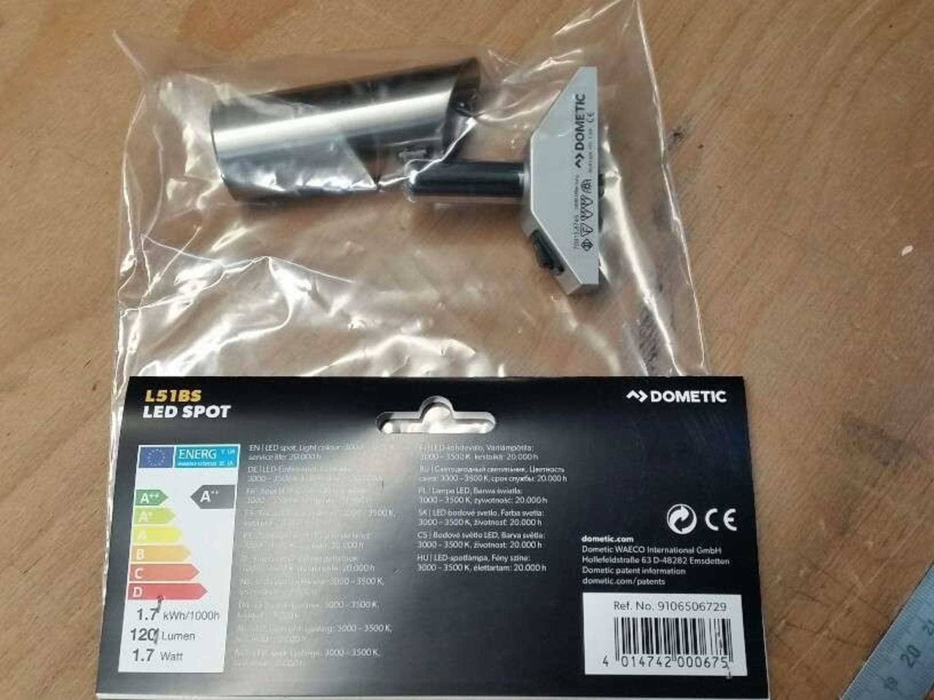 Dometic Spot LED sur rail électrique L52BS | CS113968