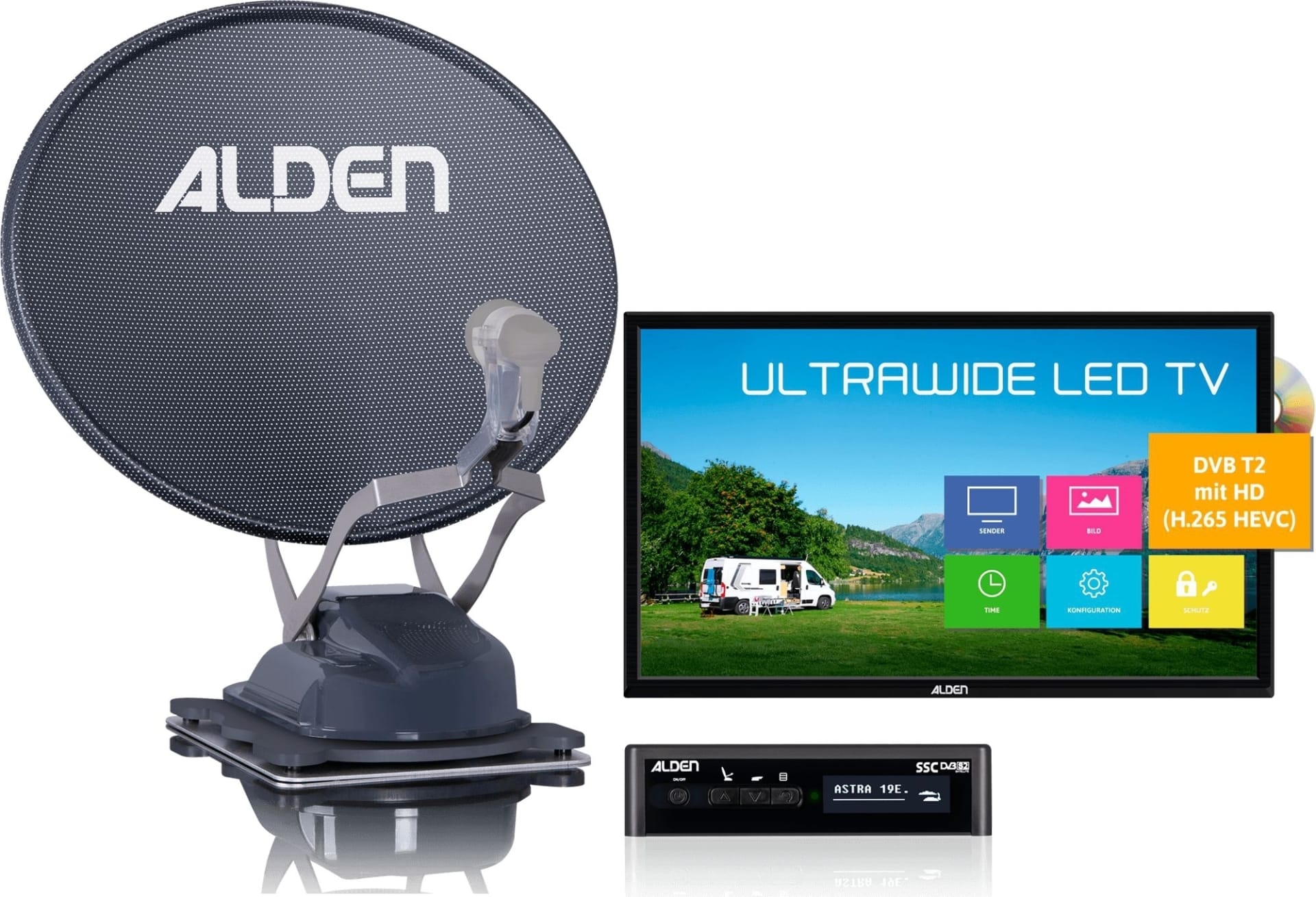 Alden Onelight 60 HD EVO système satellite entièrement automatique avec ...