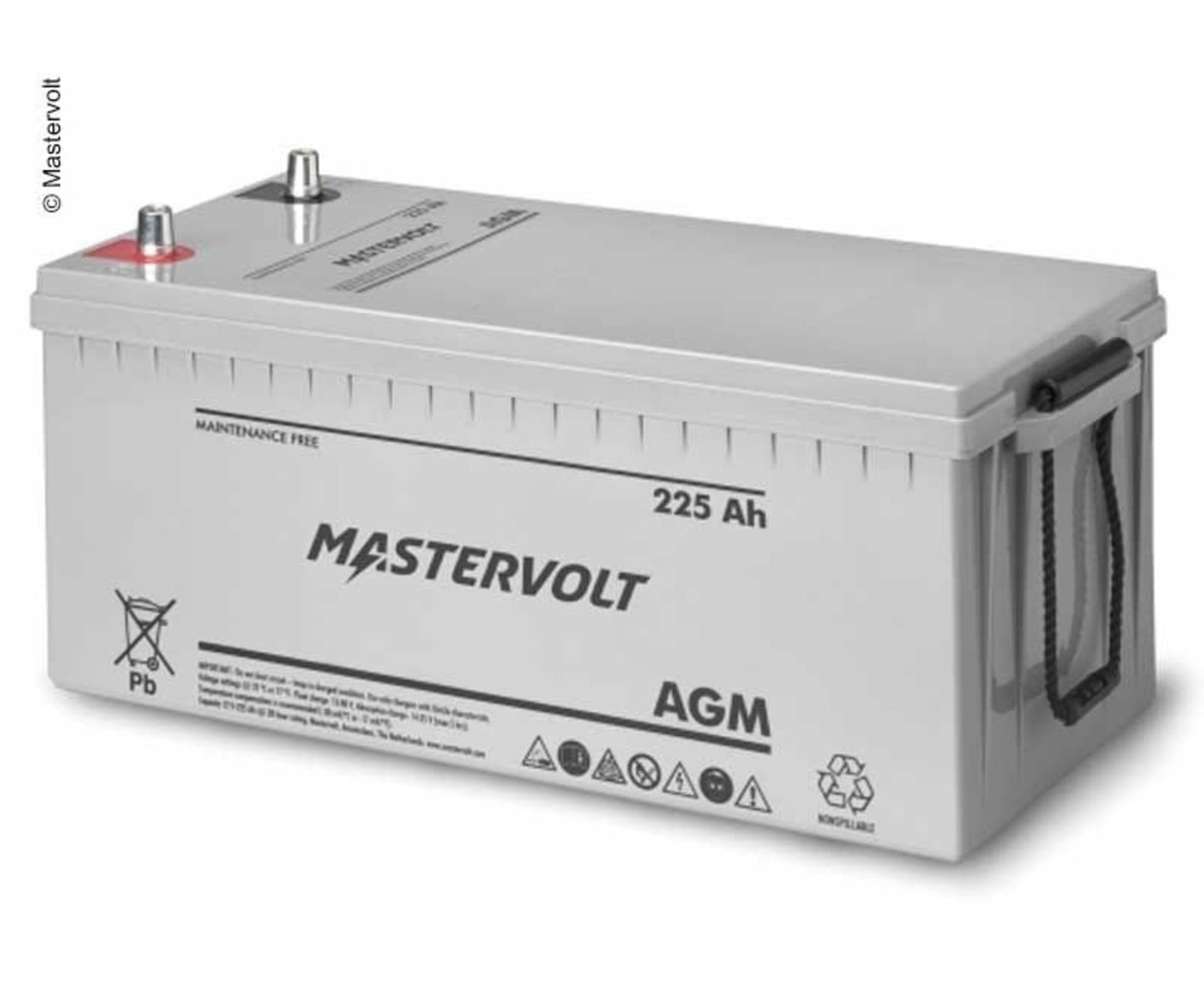 Batterie AGM Mastervolt 12V/225Ah pour les applications solaires et ...