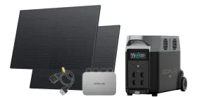 PowerStream Balkonkraftwerk Set mit Delta Pro Power Station und 800 W ...