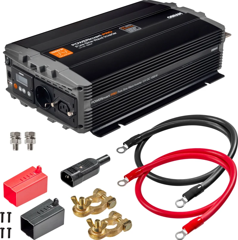 Osram POWERinvert PRO Modified Sine Wave Inverter 12V DC 1000W | CS273004